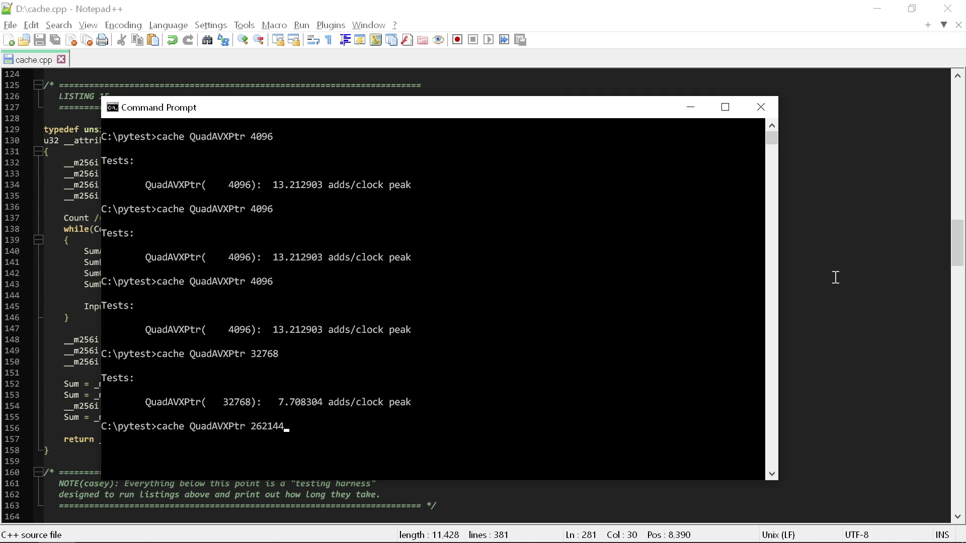 Cache - by Casey Muratori - Computer, Enhance!