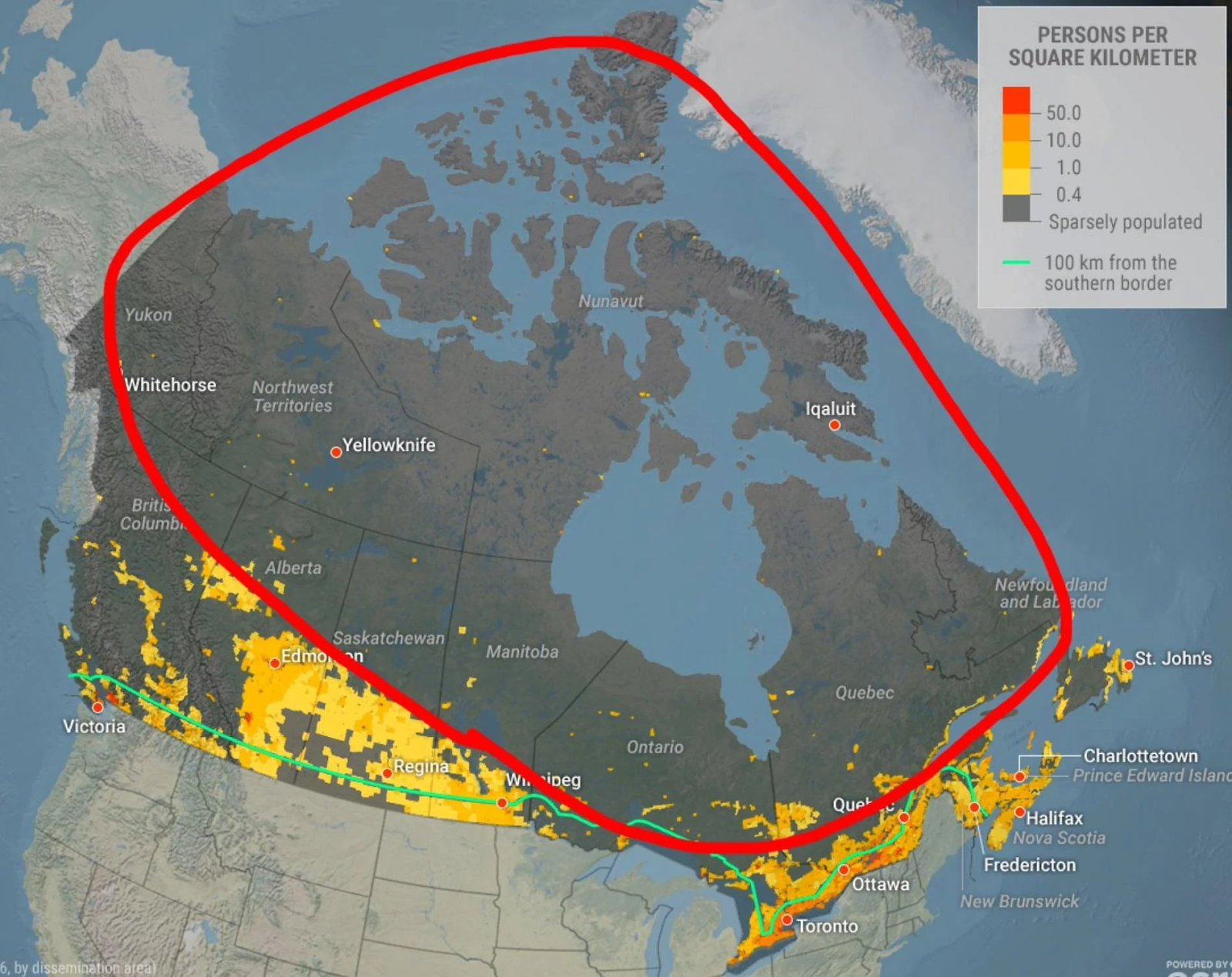 Why Is Canada’s Population so Concentrated?