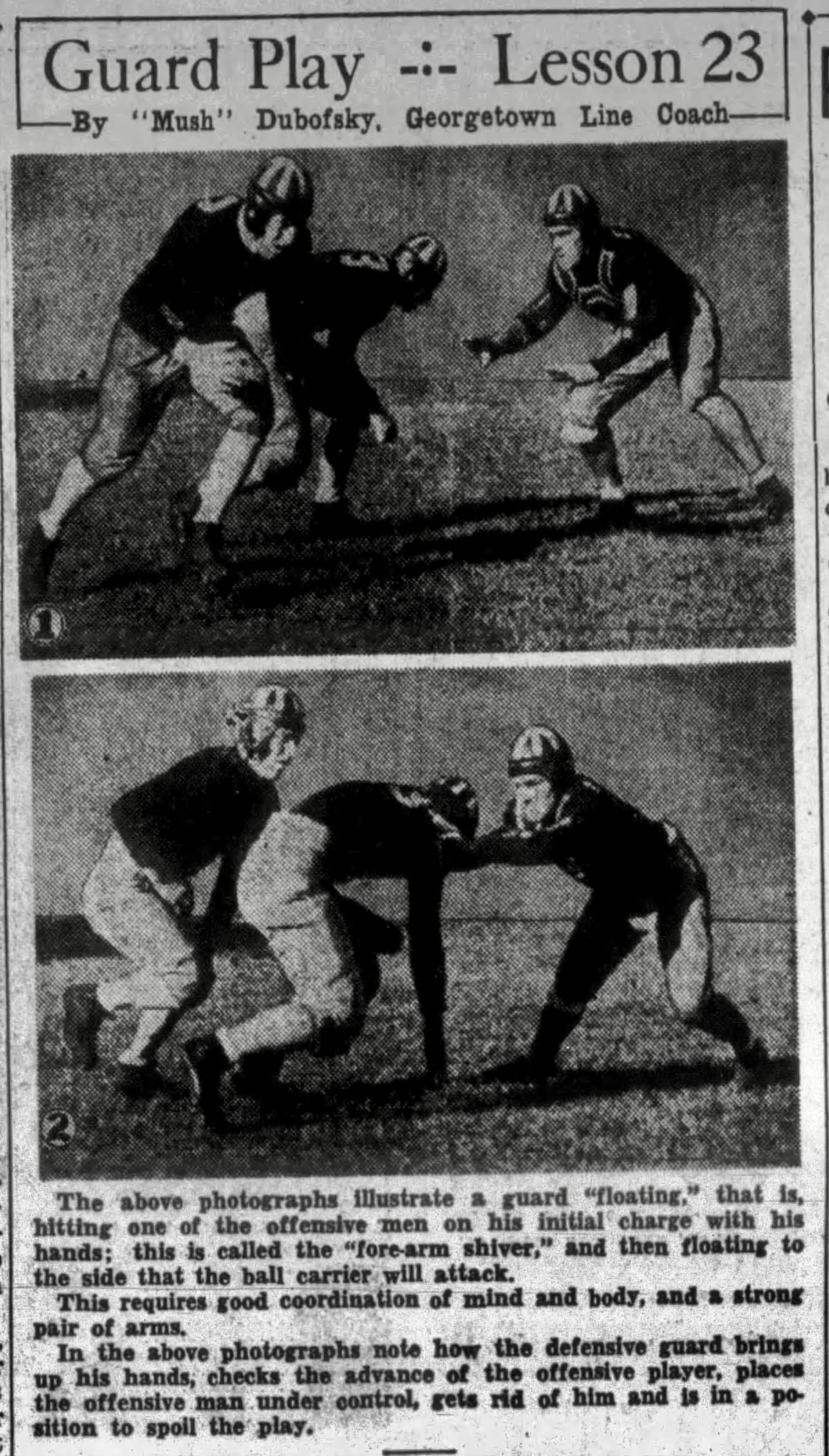 Terminology: Bull Rush, Swim Technique, and Forearm Shiver