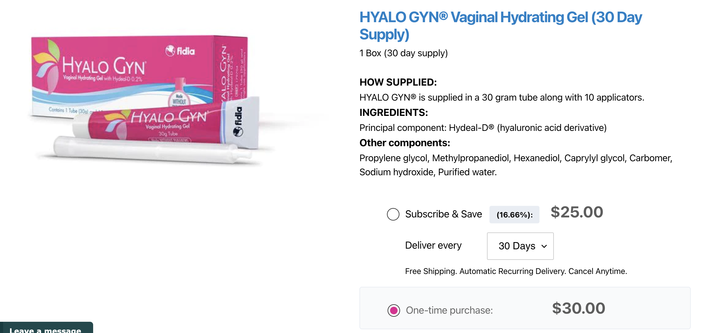 Tell Me About Vaginal Hyaluronic Acid - by Dr. Jen Gunter