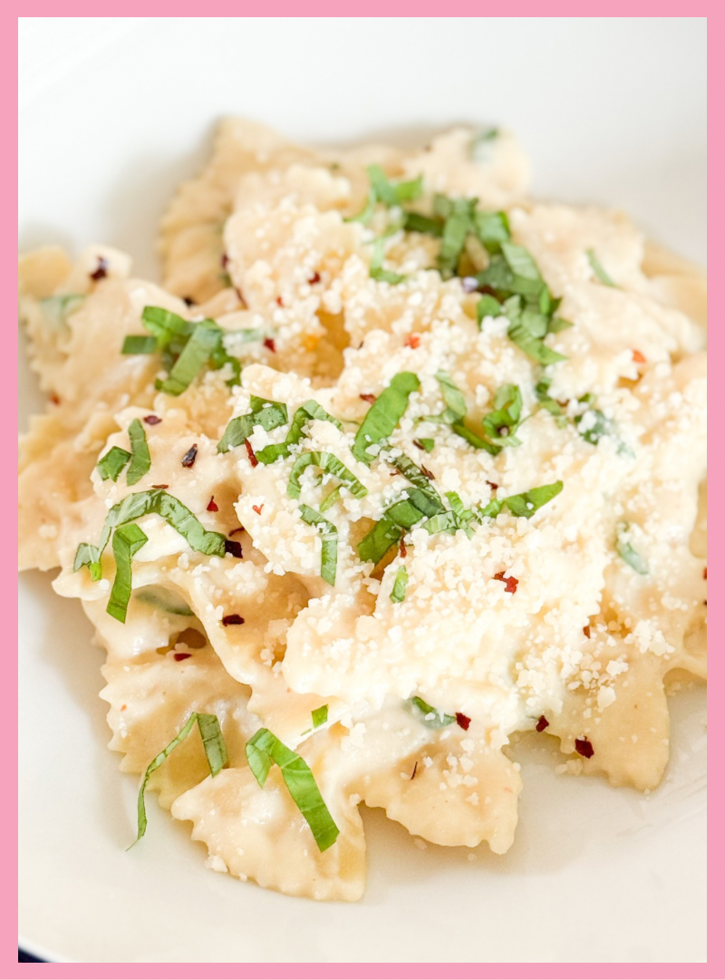 creamy corn pasta - by Caroline Chambers