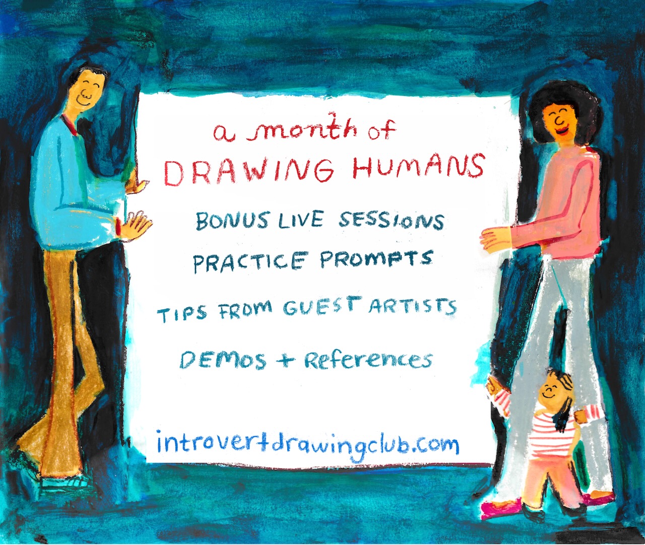 30 Days of Drawing People - by Beth Spencer