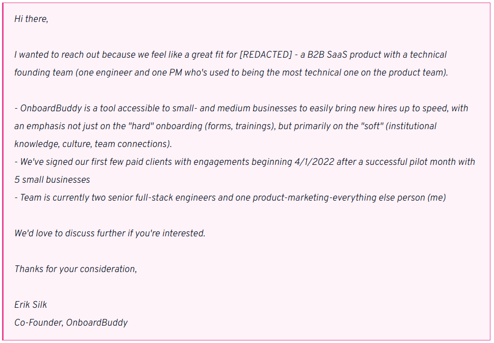 How to Write a Top 1% Cold DM to Investors