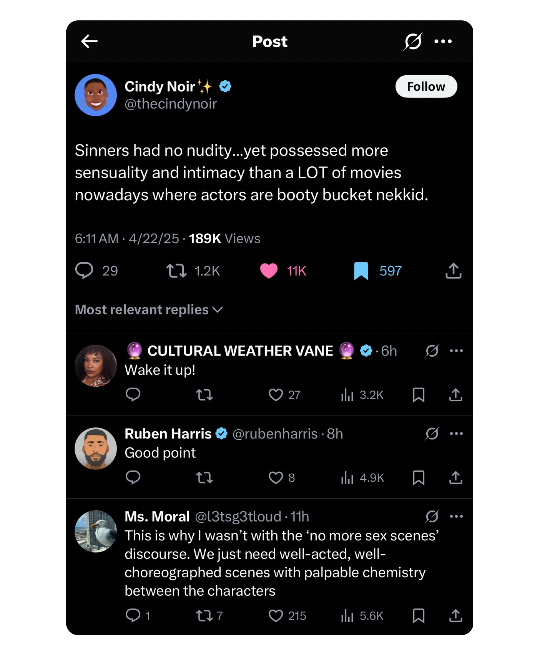 ‘Sinners’ Rewrites the Script on Sex & Love