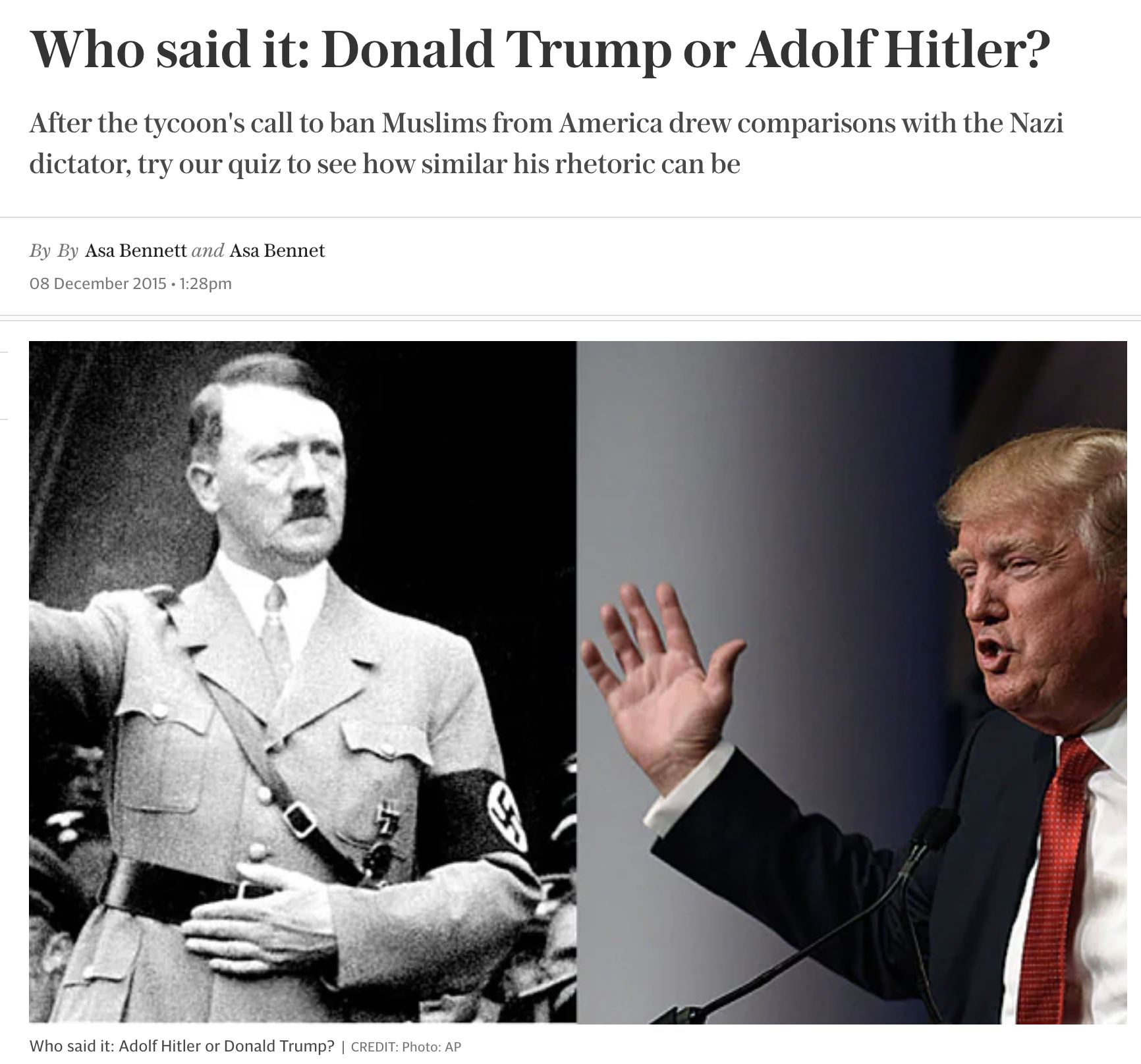 Trump-Hitler - by Michael Shermer - Skeptic