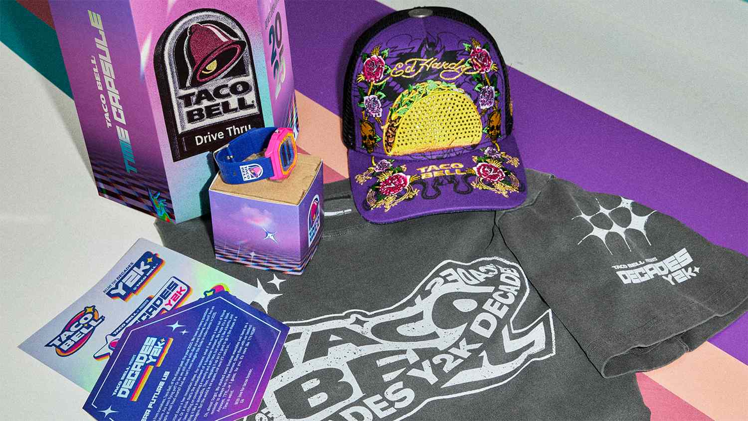 Taco Bell Is Partying Like It's 1999 With Retro Y2K Menu