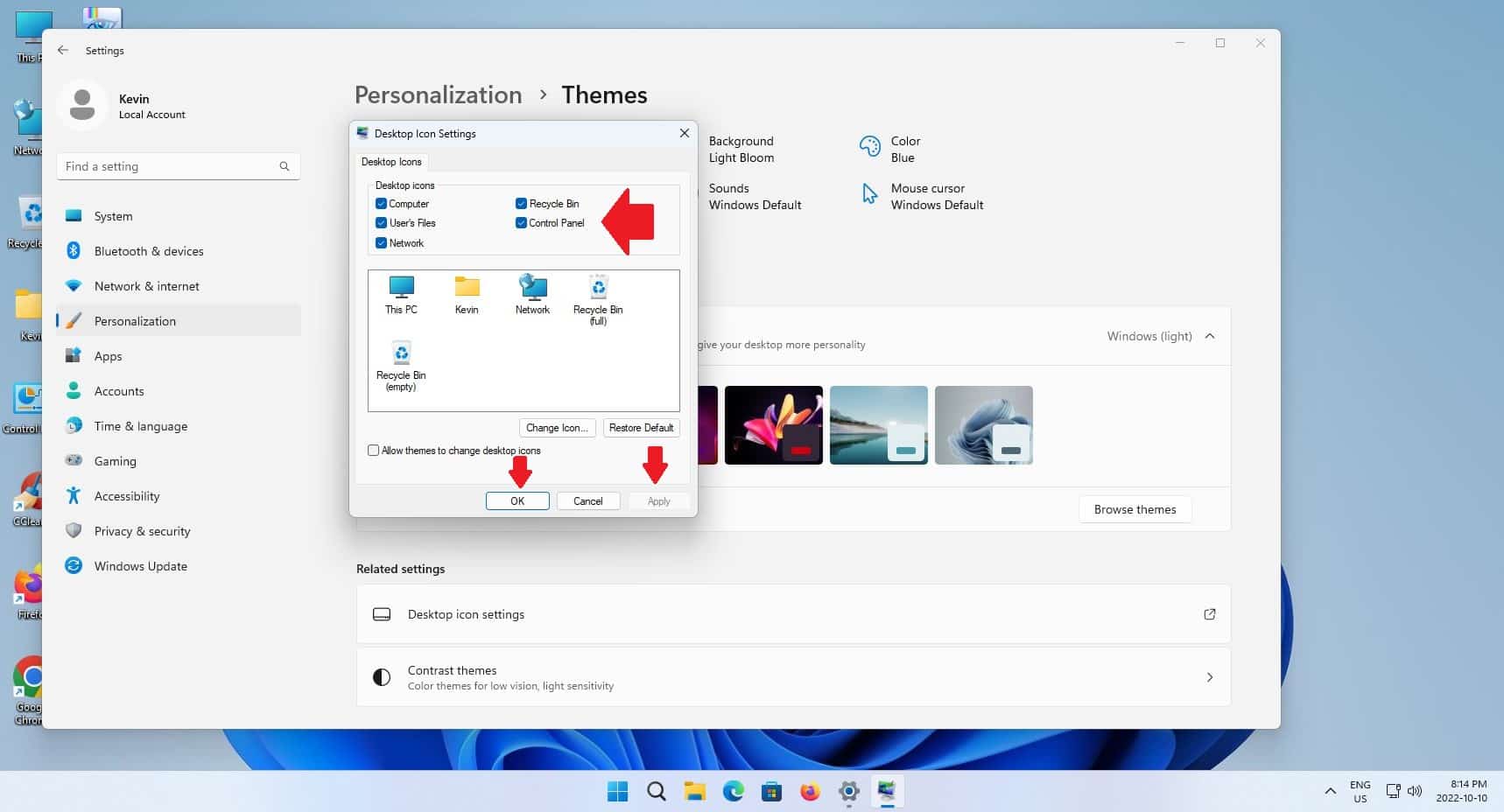 Quick Tip: How To Display Desktop Icons in Windows 11