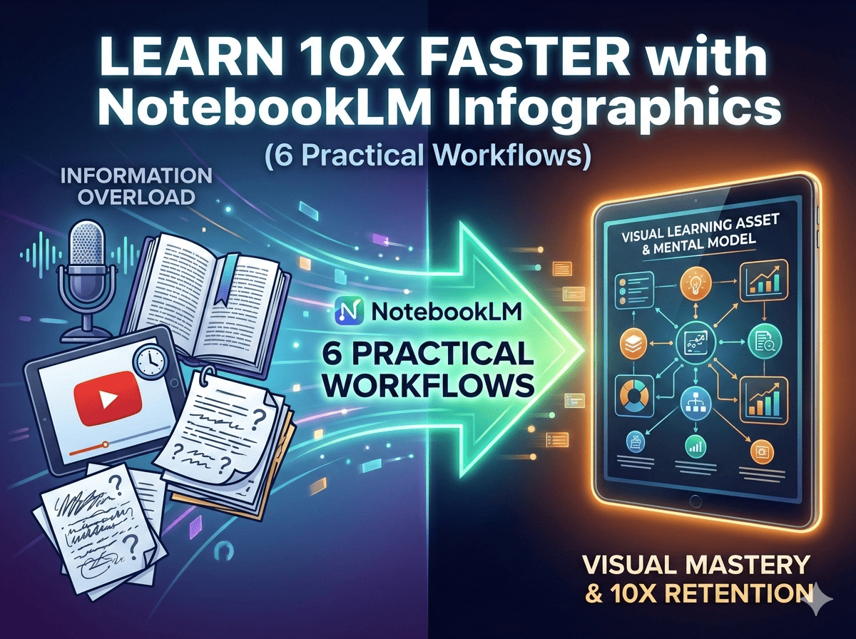 How I Use NotebookLM to Create Infographics and Learn 10X Faster (With ...