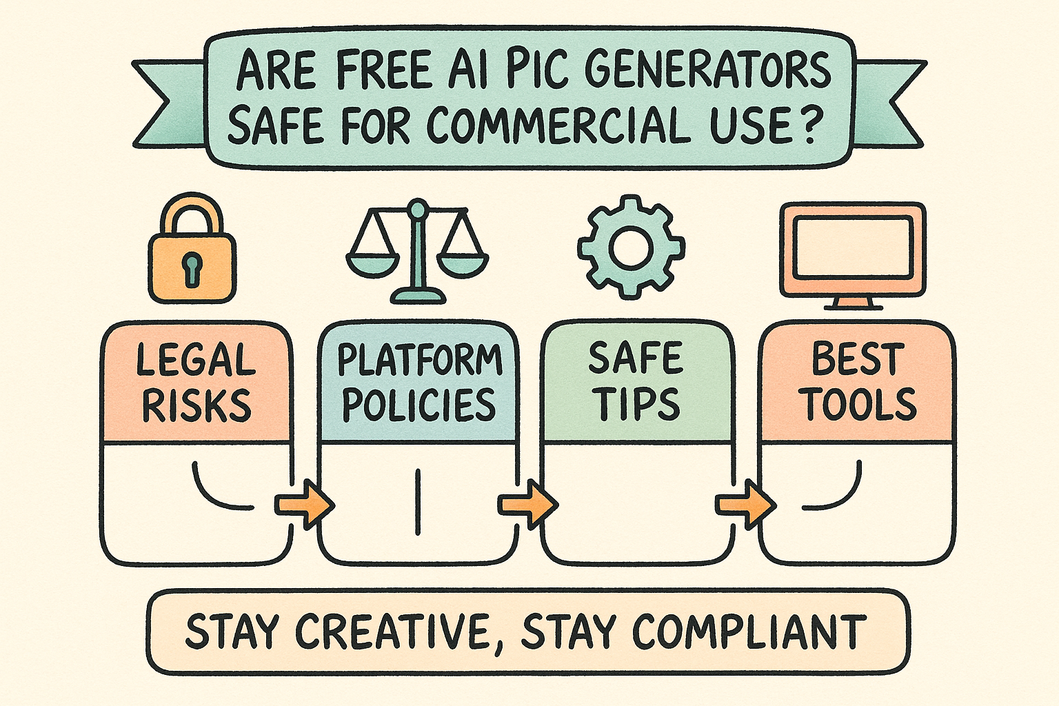 Free AI Pic Generator: Safe for Commercial Use? A Definitive Guide