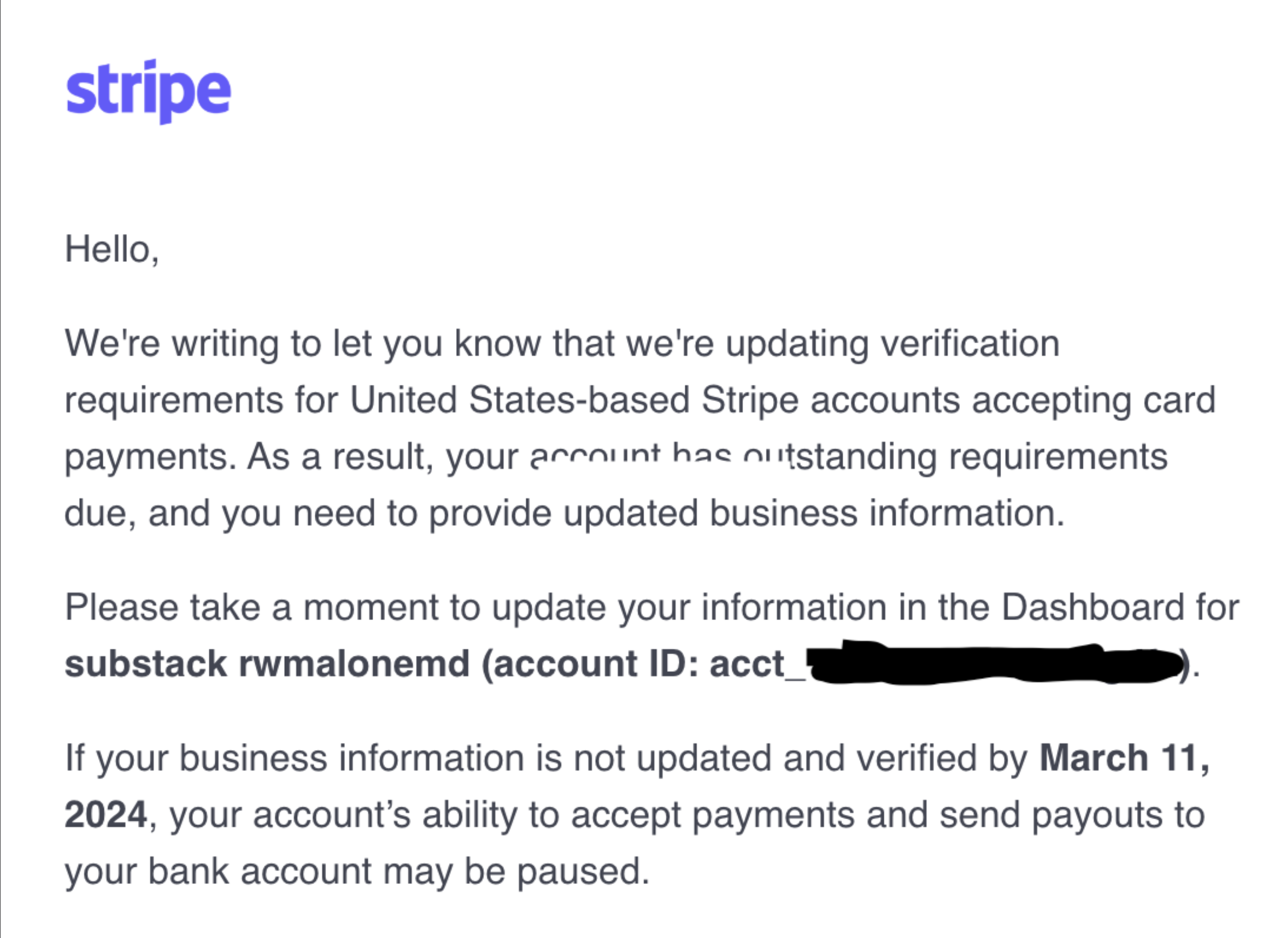 RESOLVED: Stripe, Substack Demand Financial Details from Authors | Z3 News