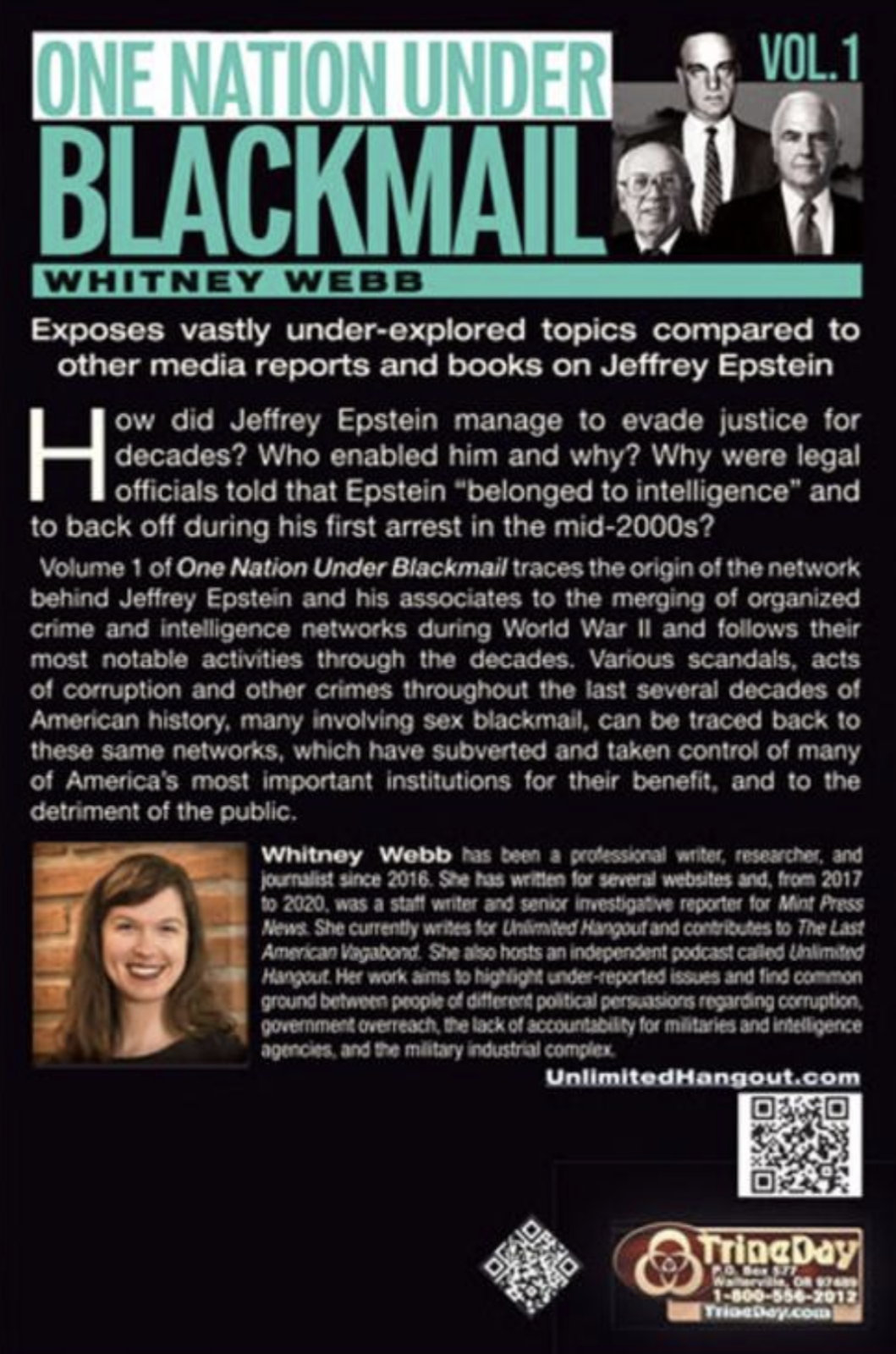 Whitney Webb Just Makes Stuff Up - Michael Tracey
