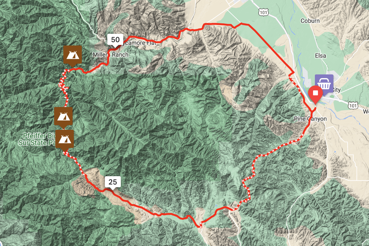 5 Bikepacking Routes in Big Sur, California - by Dan