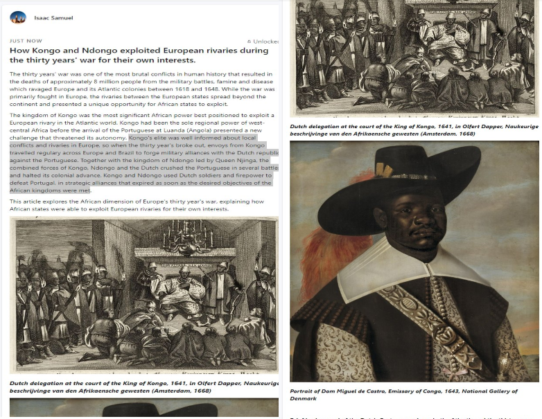 Textile trade and Industry in the kingdom of Kongo: 1483-1914