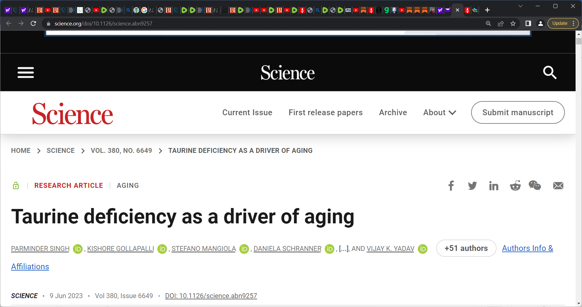 Taurine 2.0, a quasi, semi-essential amino-acid may have more potent ...