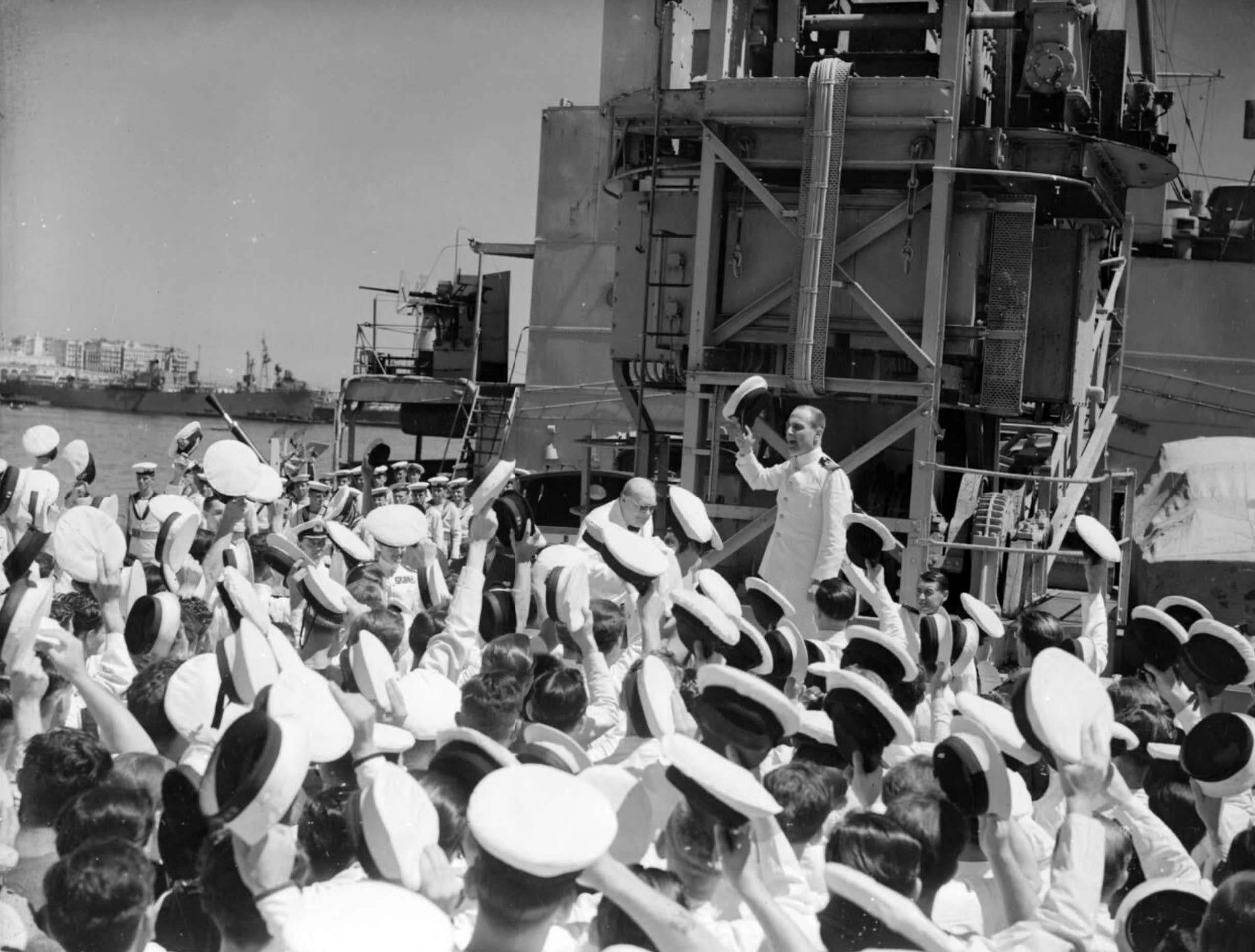 Churchill argues for the invasion of Italy