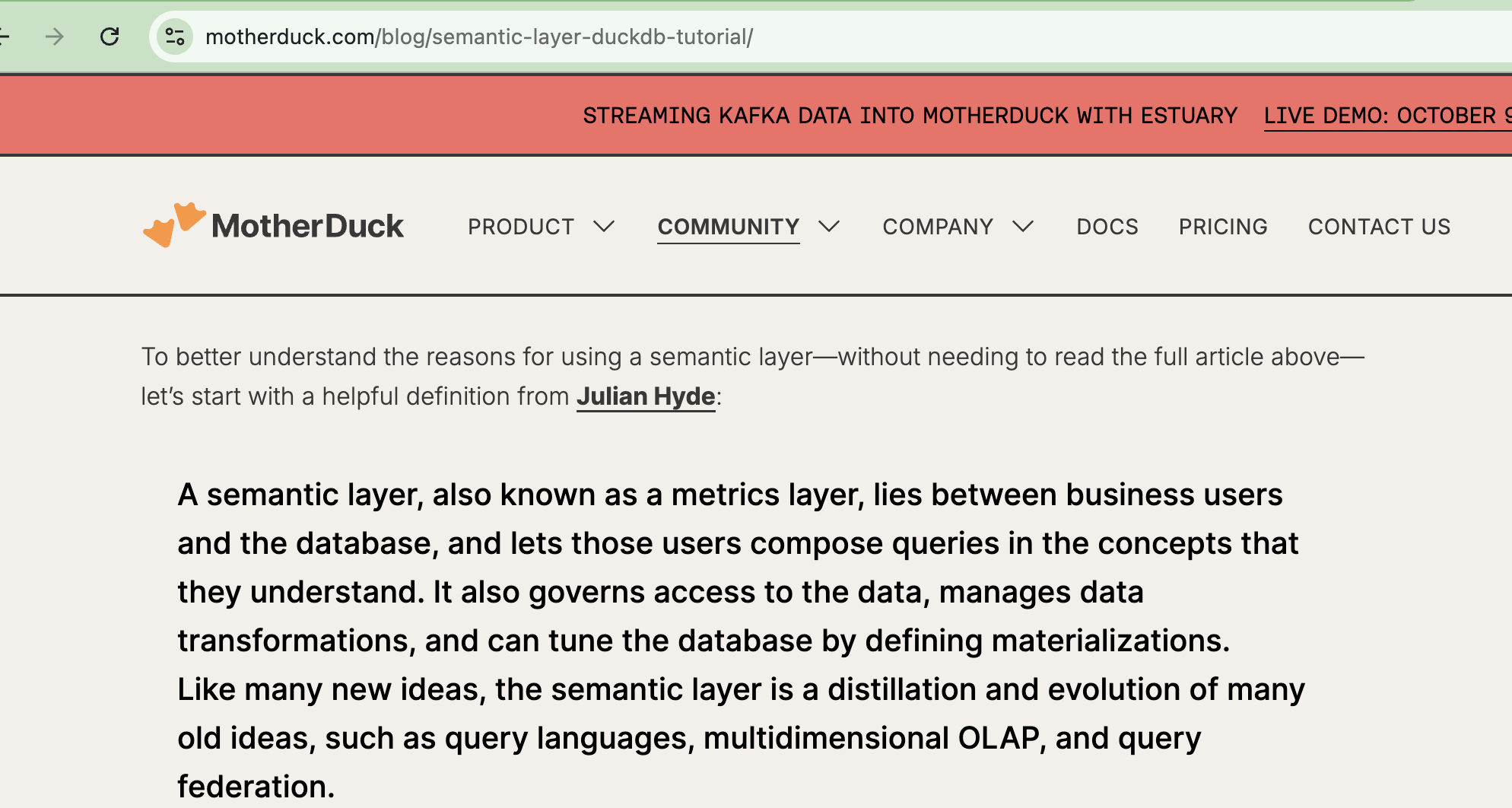 What is a Semantic Layer? - by Daniel Beach