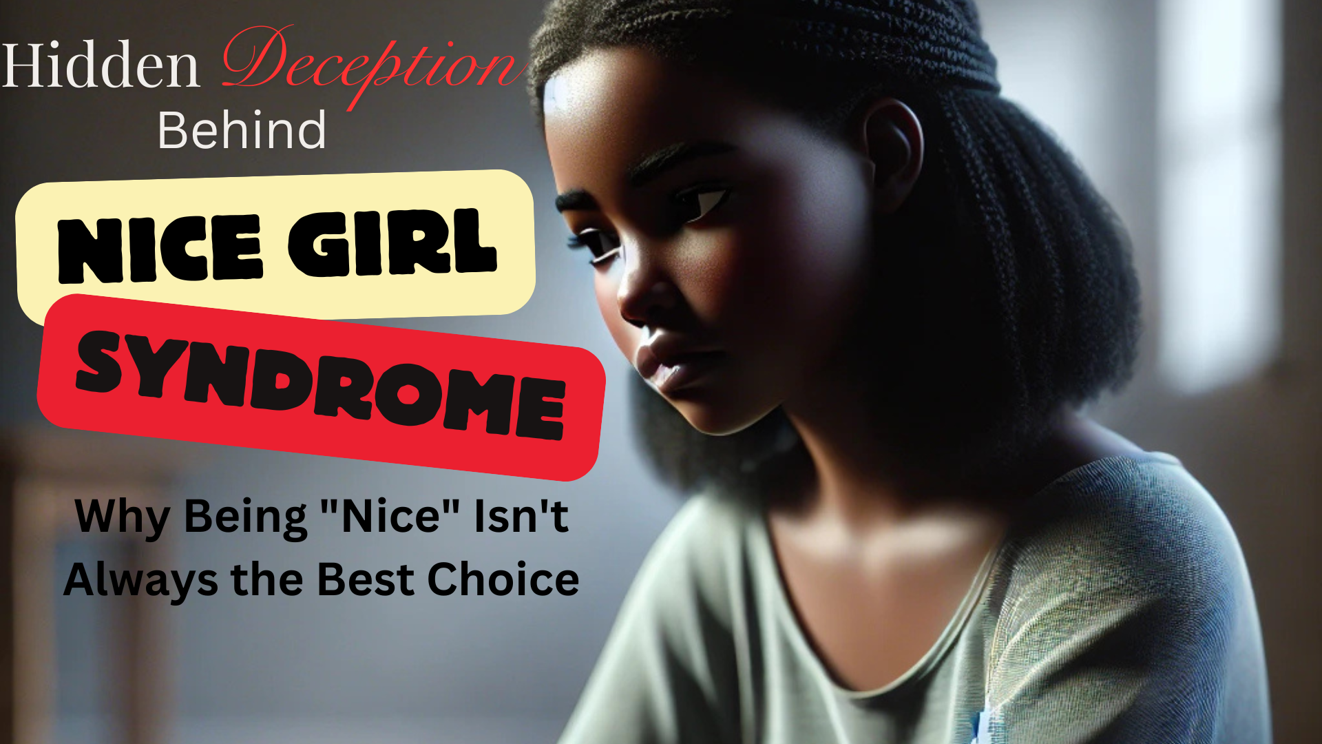 The Hidden Deception of Nice Girl Syndrome: Why Being "Nice" Isn't ...