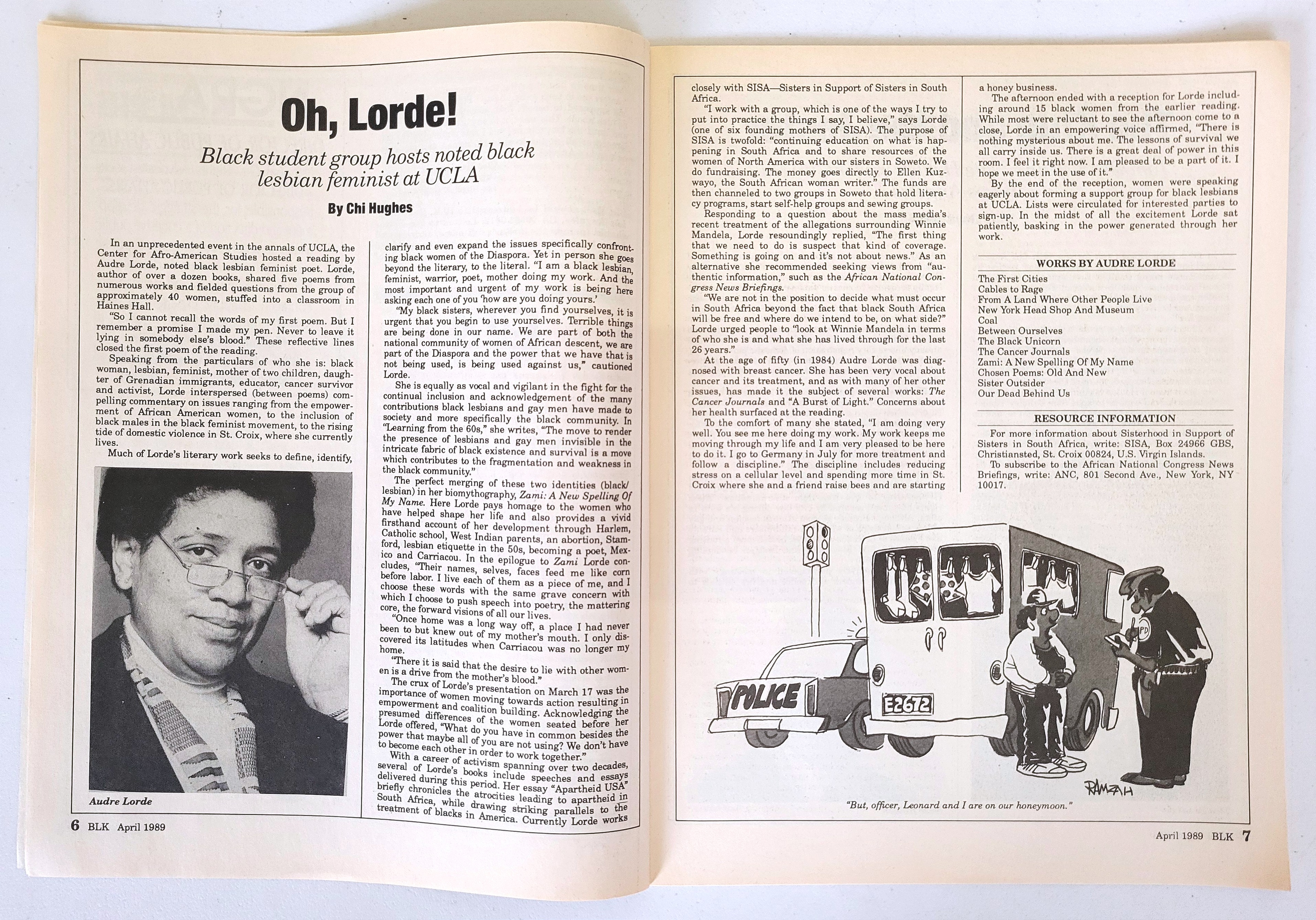 "The Artifact of Who I Have Been": Audre Lorde’s Life & Legacy in Print
