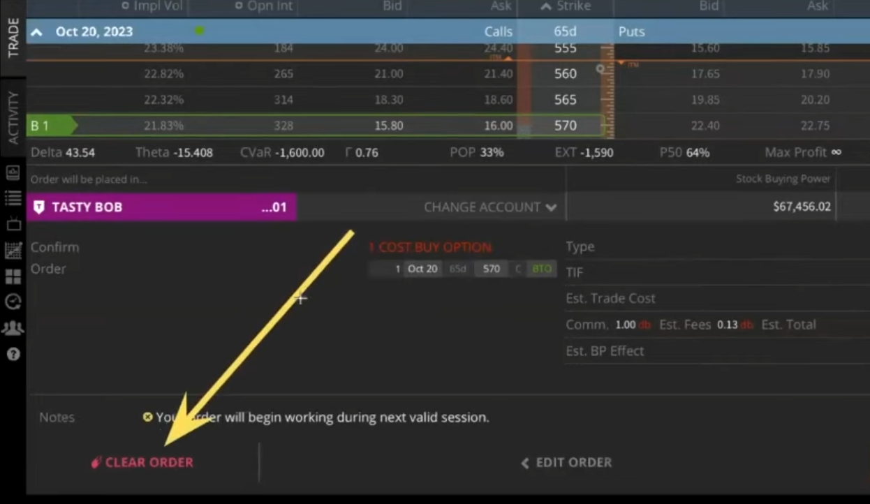 Guía Introductoria al Trading de Opciones con Tastytrade