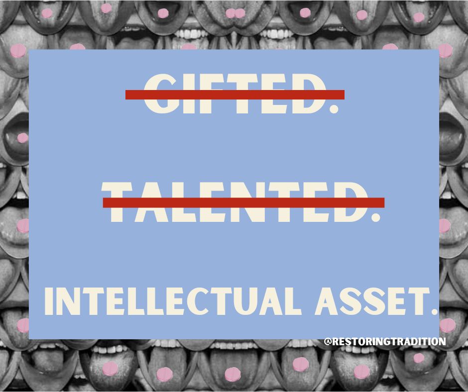 Gifted. Talented. Intellectual Asset. - Ari'Elle’s Substack