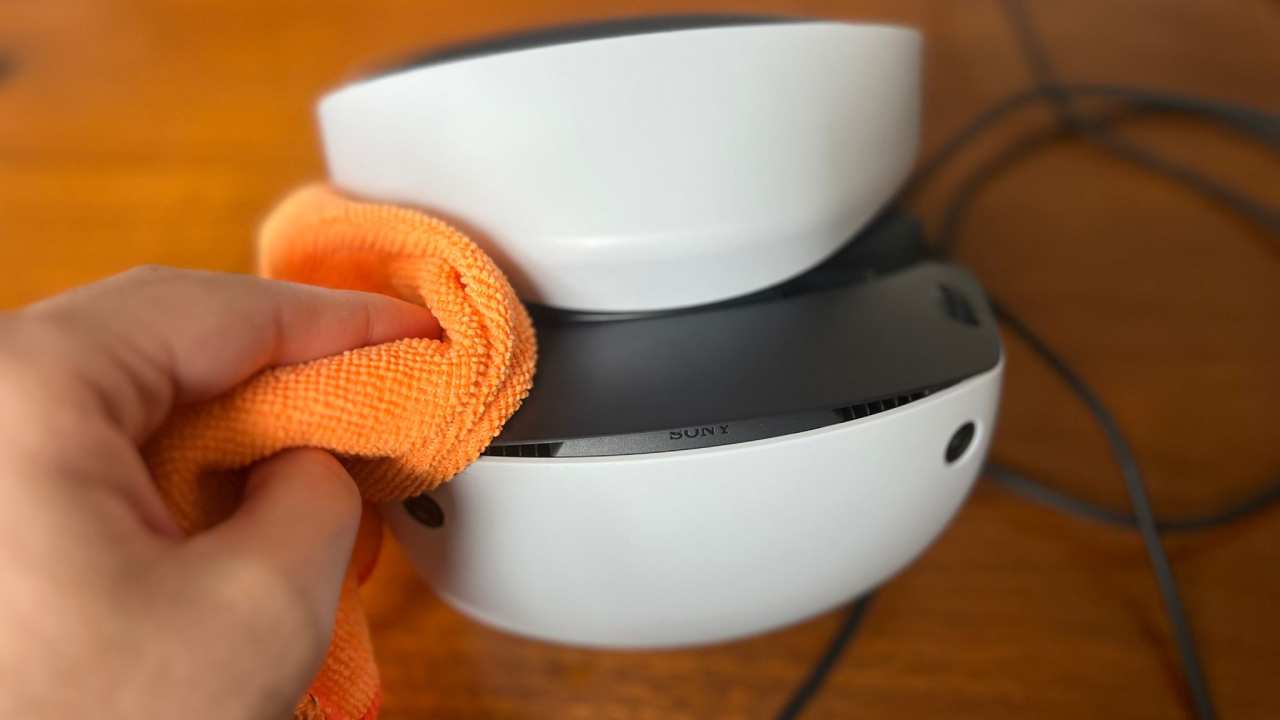 How to clean PSVR 2: you'll need a soft, dry cloth
