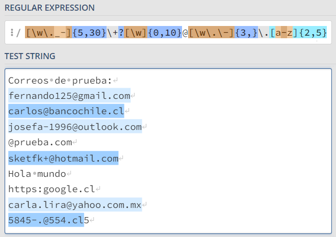 Expresiones Regulares (RegEx)