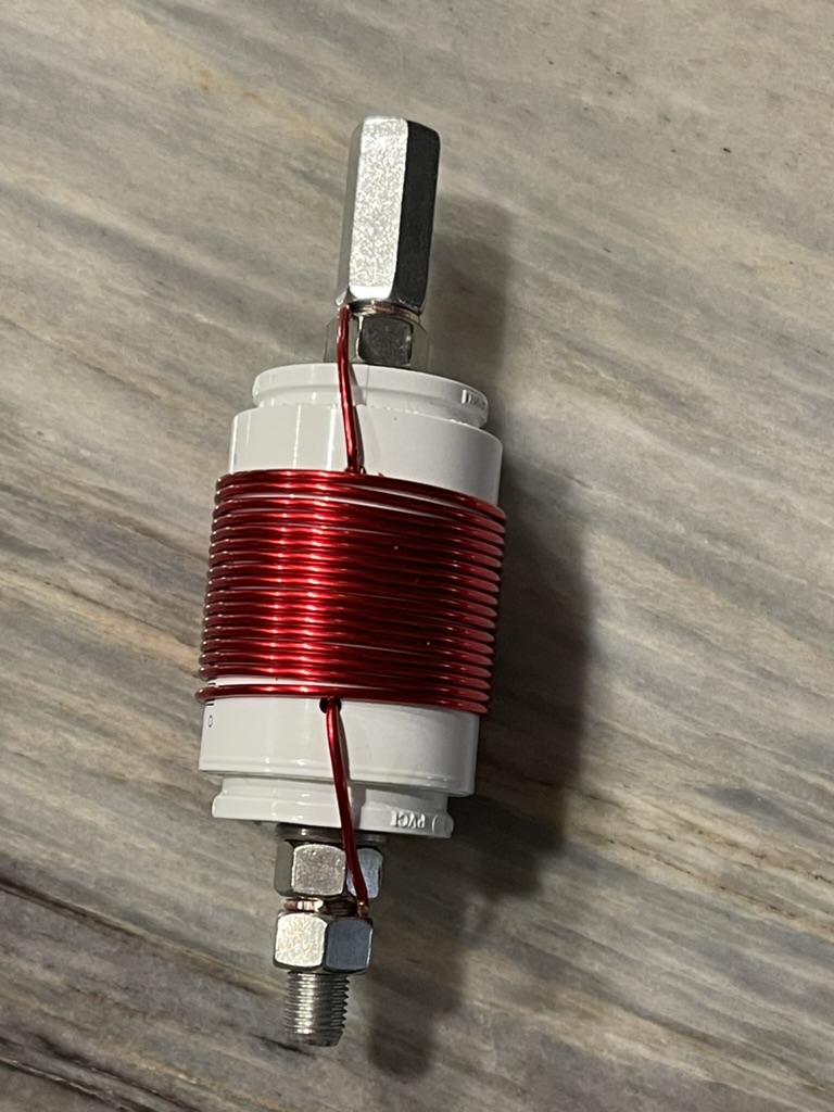 Build: Base-Loaded 40 Meter Coil for my 17 ft Whip