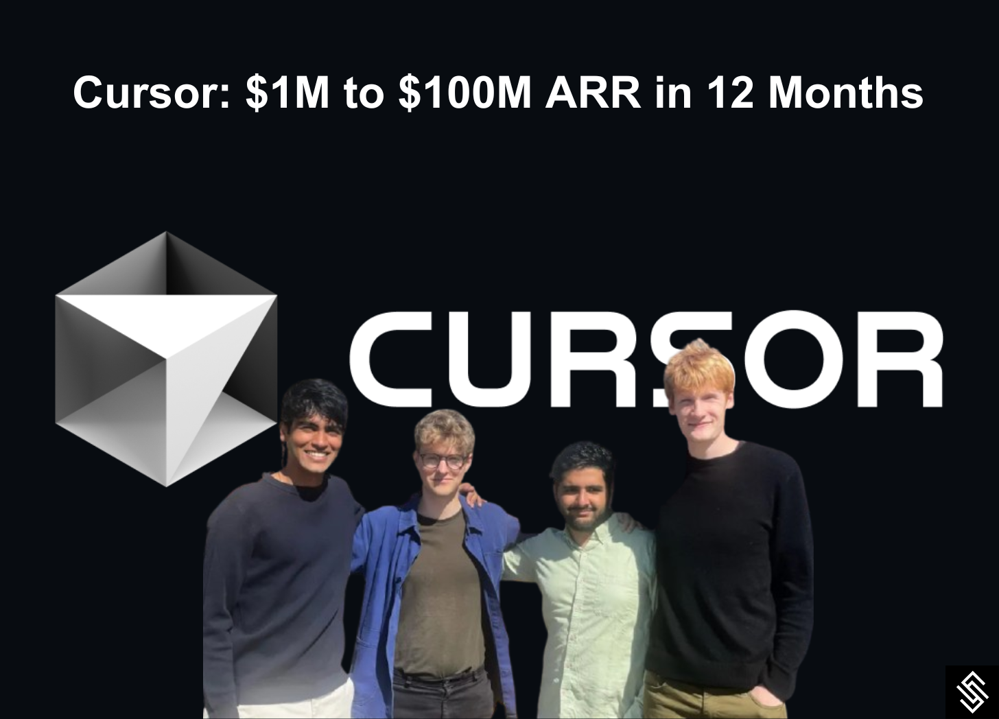 Cursor: $1M to $100M ARR in 12 Months - by The Startup Guy
