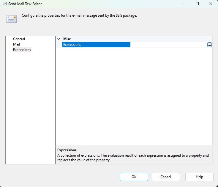 Using a Send Mail Task to Send out Notifications in SSIS