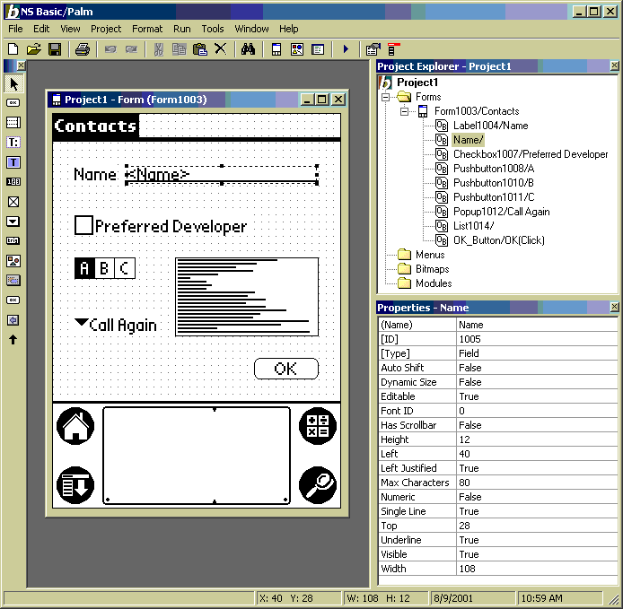 Palm Programming Tools - by Paul Lefebvre