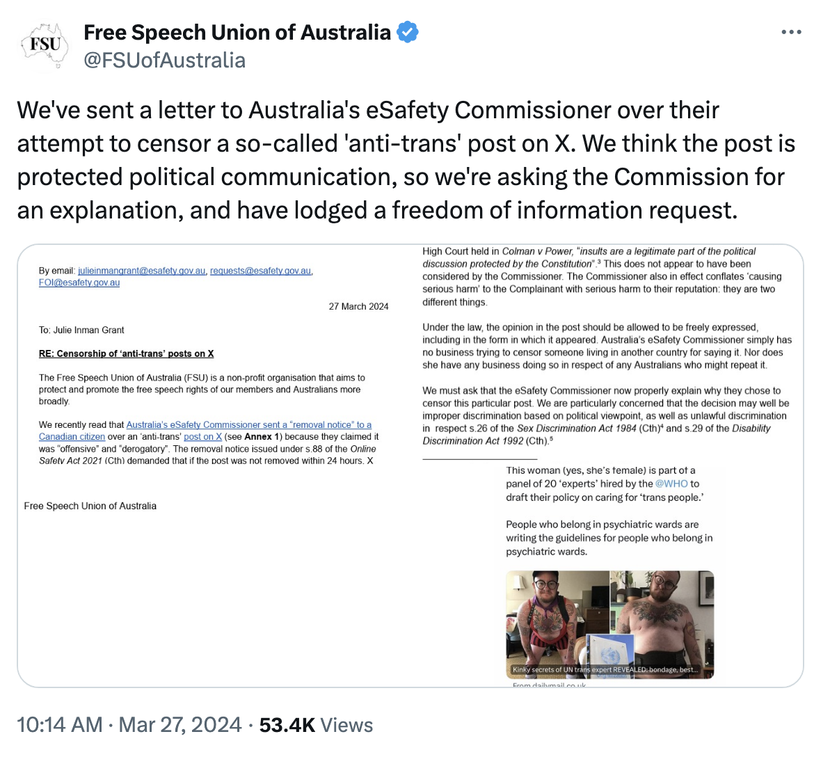 'Highly disturbing': Australian government censorship gone too far