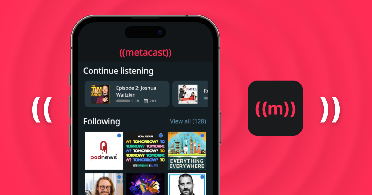 Metacast v1.19: New podcast sharing UX + rebrand