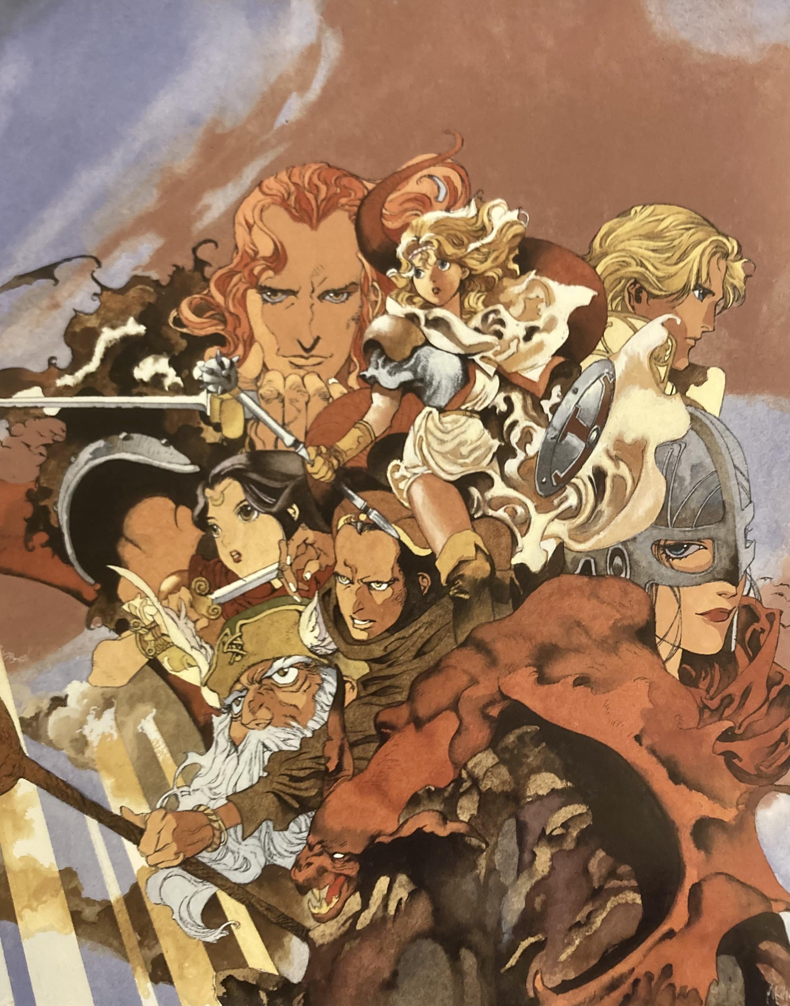 The art of Akihiro Yamada, a Black Rainbow over the Twelve Kingdoms