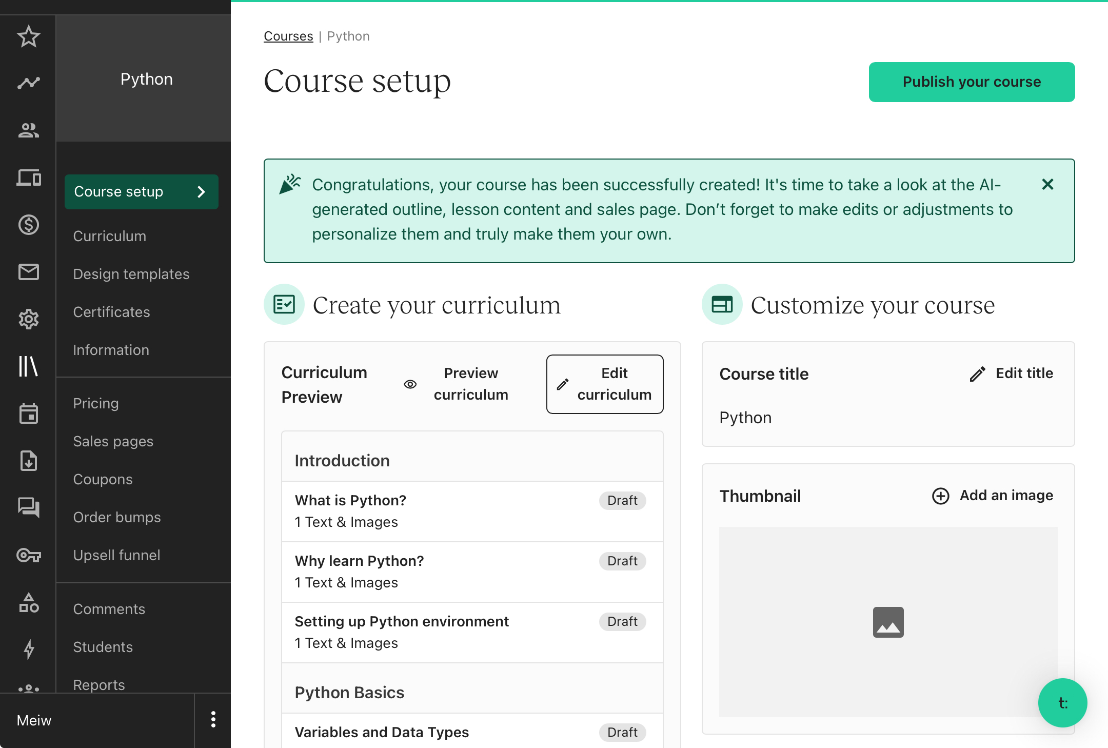Become Online Course Creator (With AI): Tutorial
