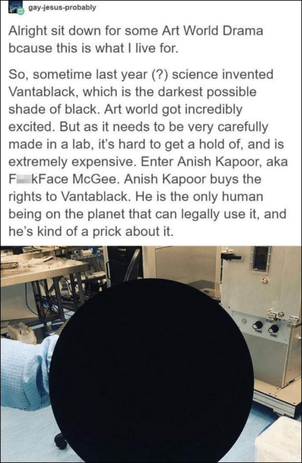 Vantablack: The Colour War Between Artists
