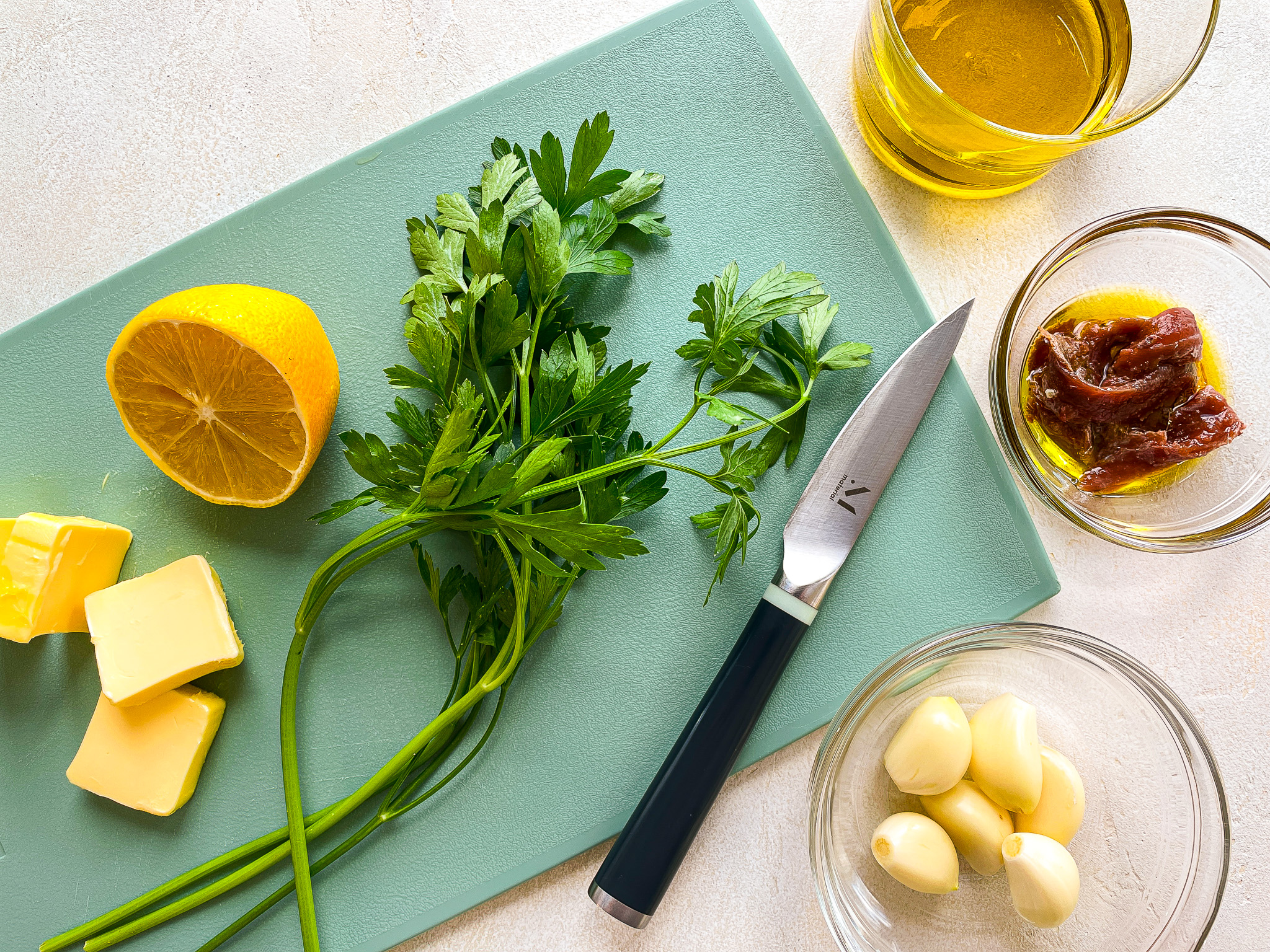 easiest garlic & anchovy pasta - by Meryl Feinstein