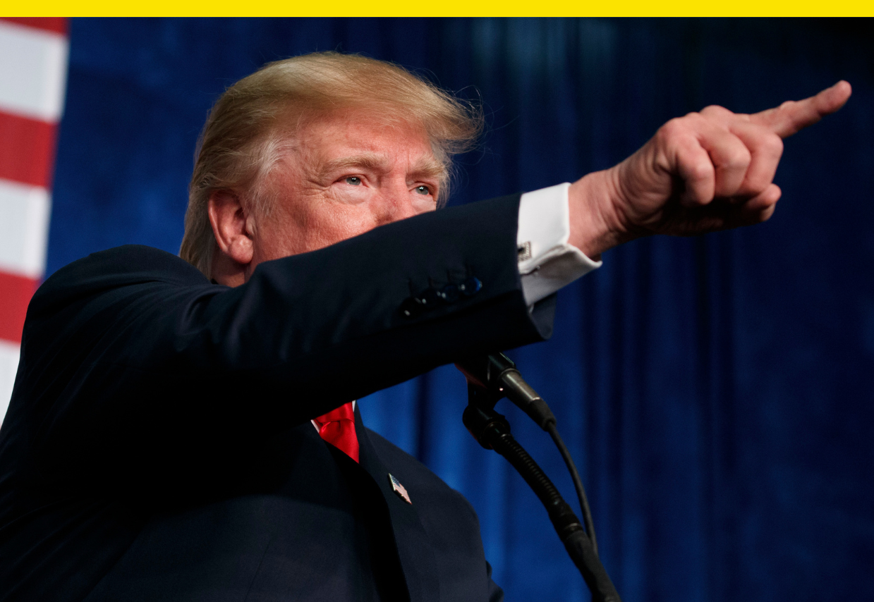 How Trump uses finger pointing to visually communicate