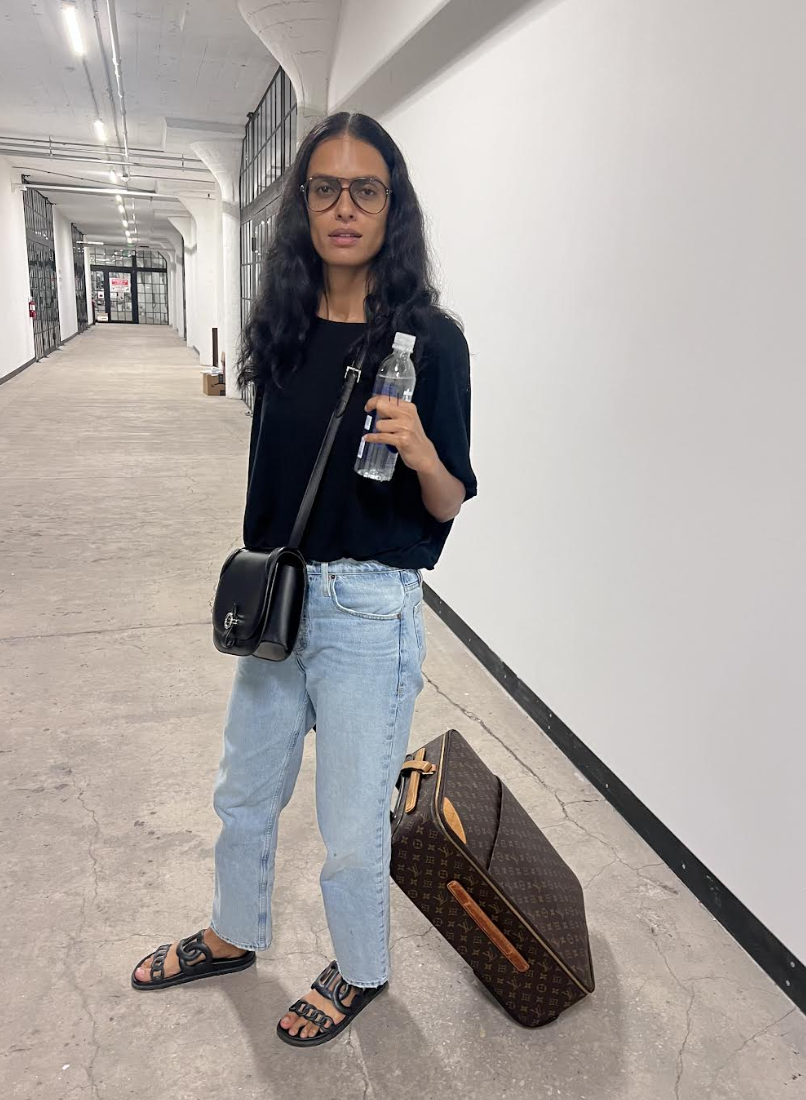 Off-Duty Denim On Set - by Megan Alida Strachan