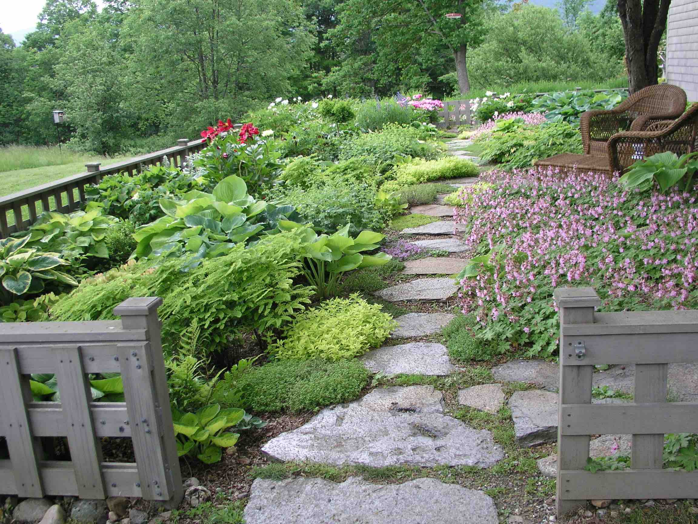 Establishing A Garden Path - by Ellen Ecker Ogden