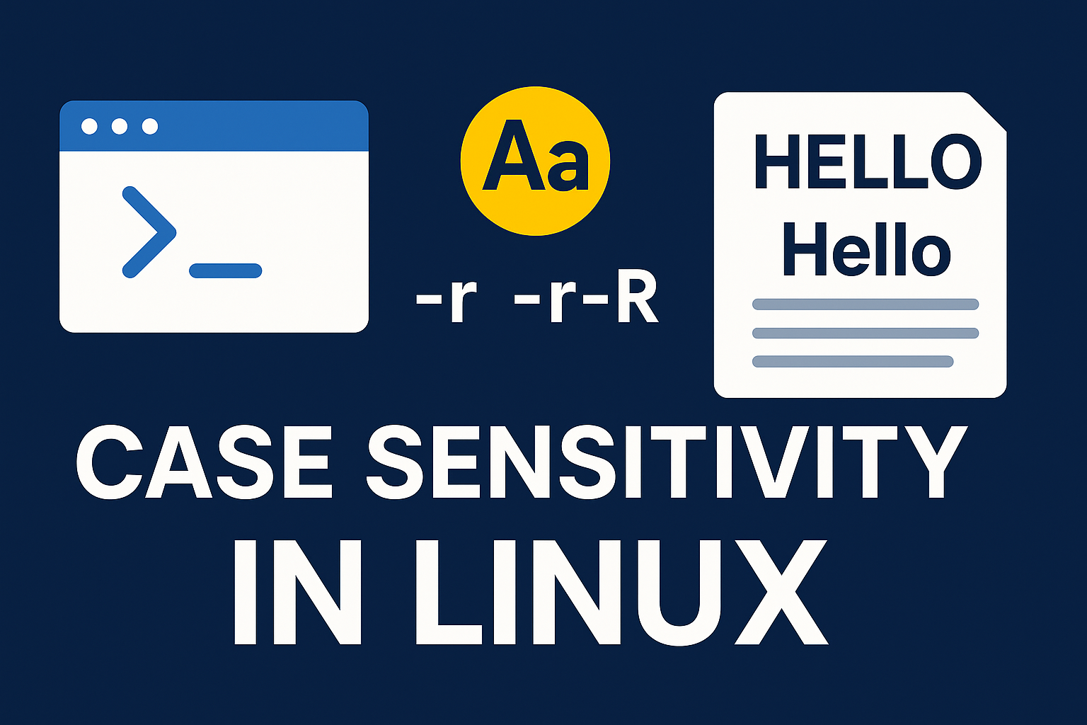 Case Sensitivity in Linux - Hello Root