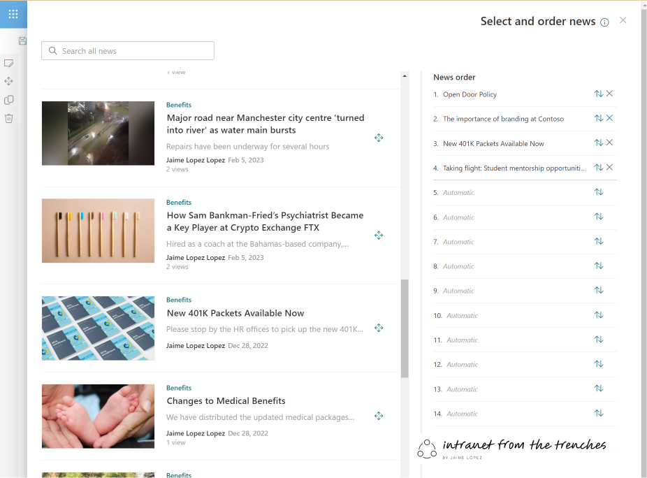 Effective Intranet Landing Page News Management - Pros and Cons of 3 ...