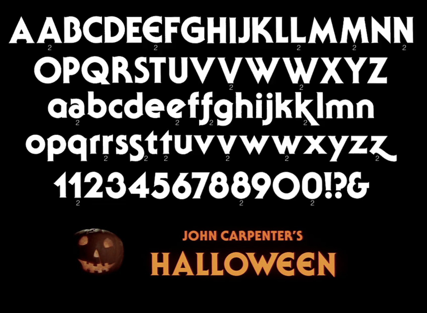 Horror Fonts Part 4 - by Seth - Scary Movie School