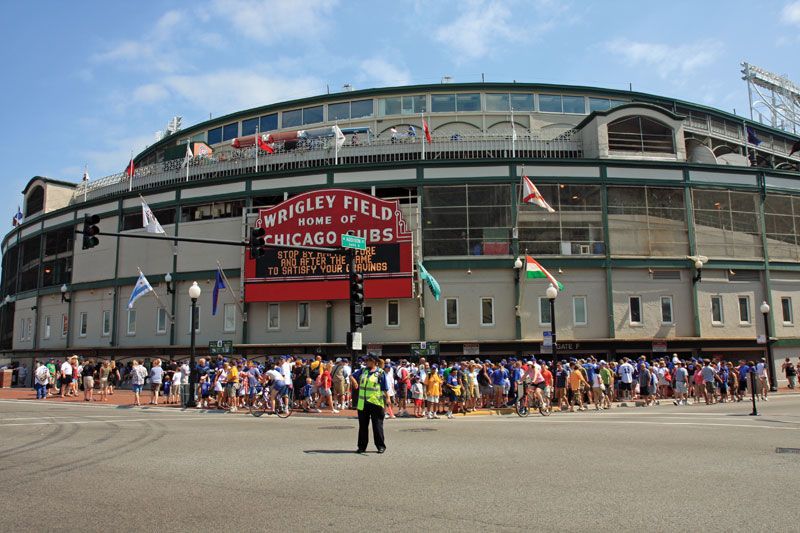 The MLB stadiums of Chicago - by Adam Rothstein