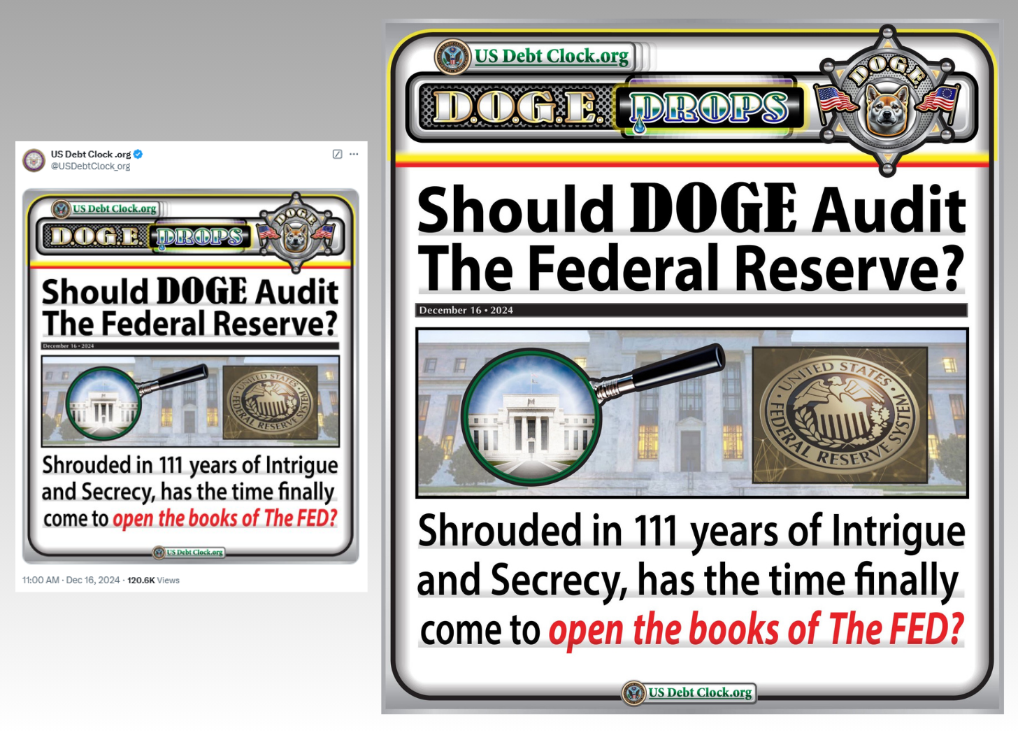 The US Debt Clock's Take On DOGE - by TFP