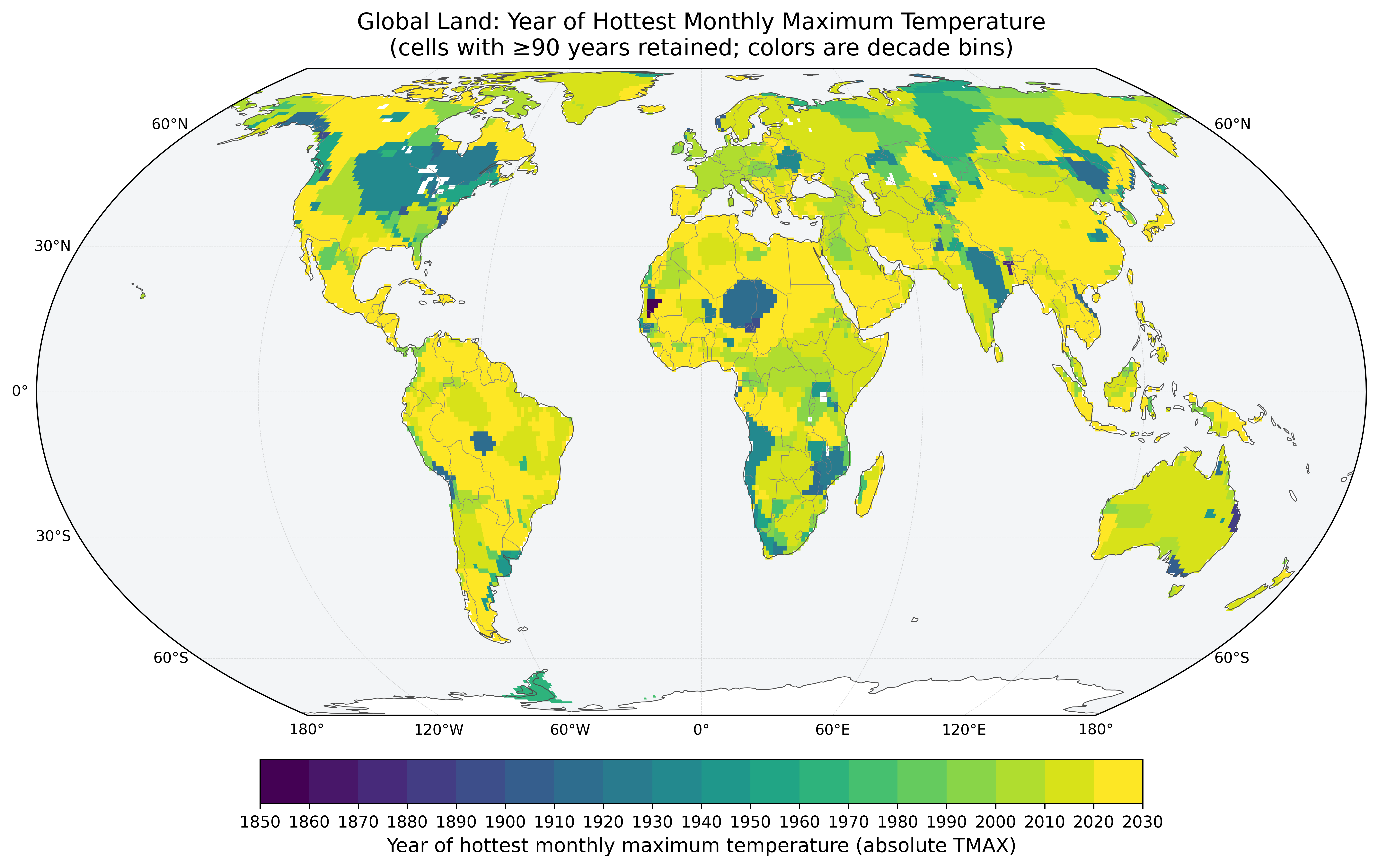 Most of the world has recently set all-time heat records