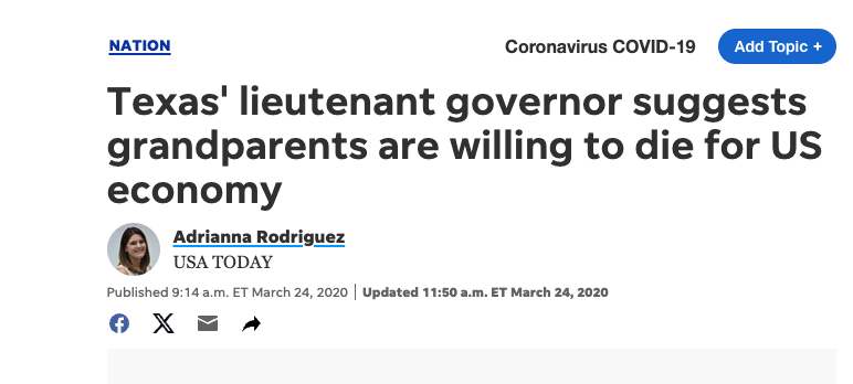 I left MAGA when I saw who they were willing to sacrifice