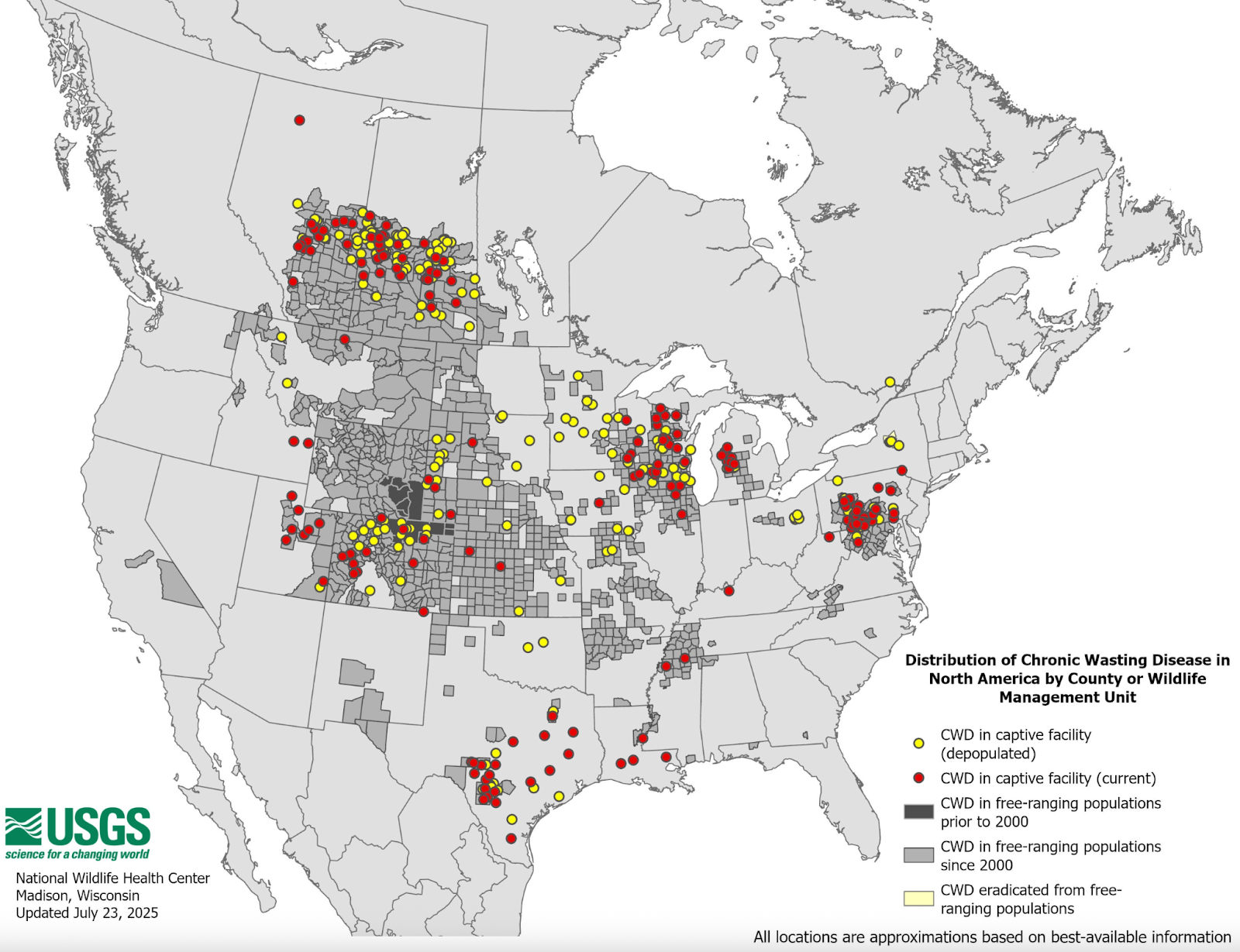 I keep hearing about Chronic Wasting Disease (CWD) in some regions ...