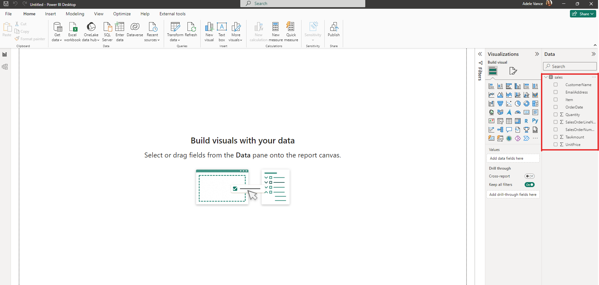 Linking MS Power BI to Microsoft Fabric Lakehouse