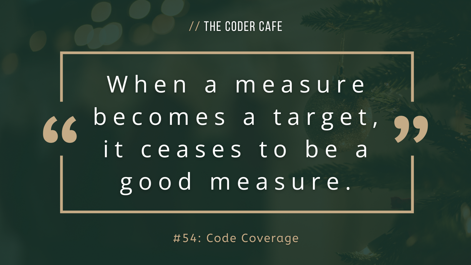 Code Coverage Using Judgment Over Rigid Percentage Goals 