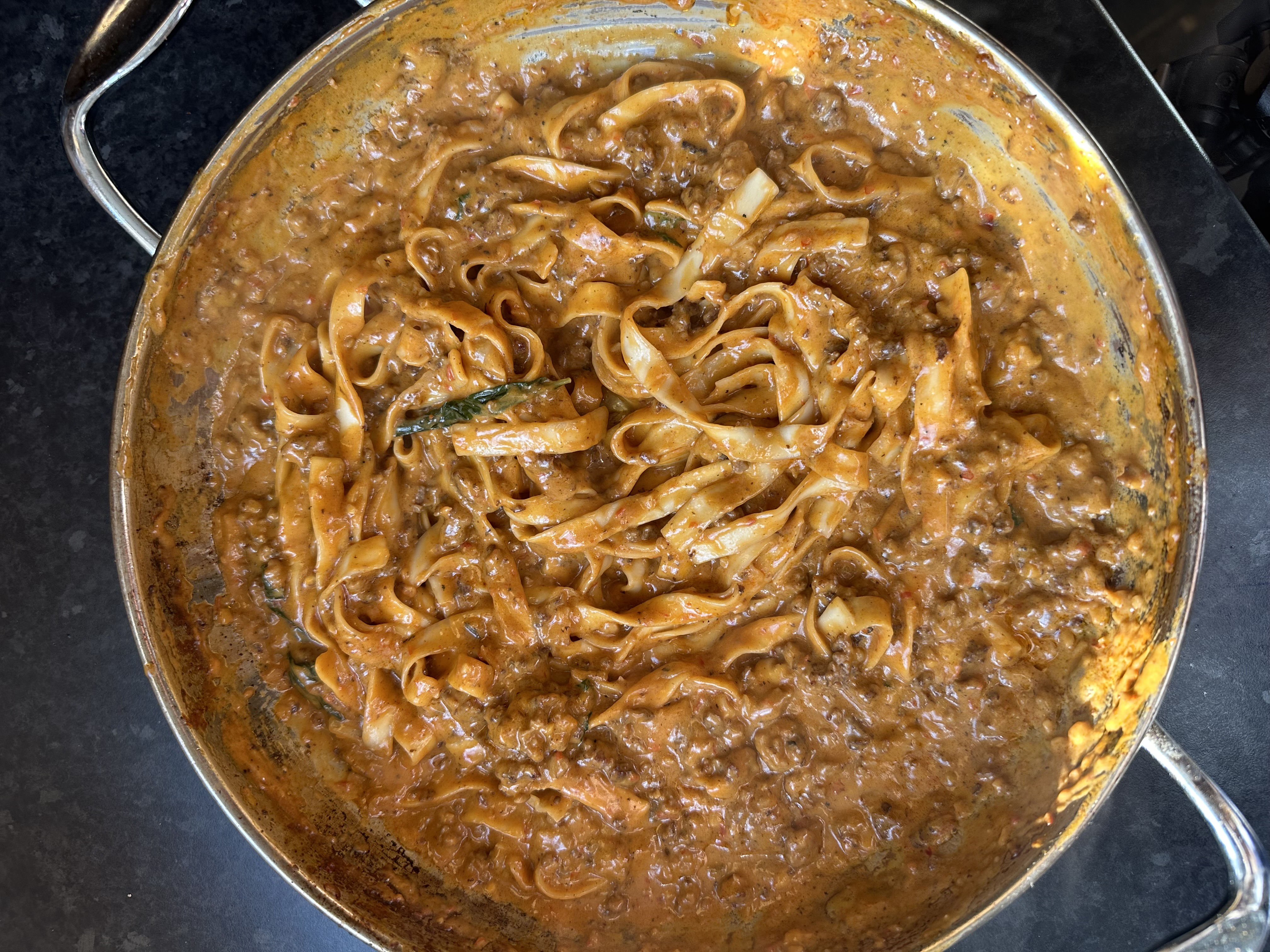 Crispy Beef & Sambal Noodles - by Laila Mirza